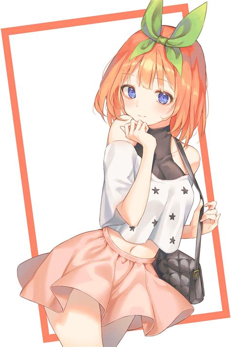 2d Digital Art Anime Artwork 5 Toubun No Hanayome Portrait Display Nakano Yotsuba