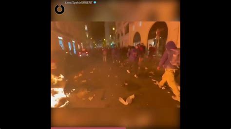 Протесты во Франции после принятия пенсионной реформы Youtube