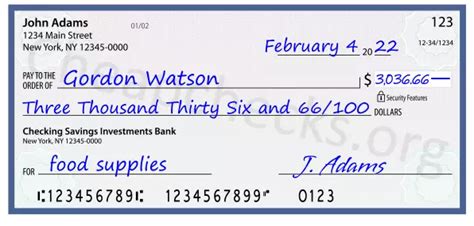 How To Write A Check For 3036 Dollars Cheap Checks