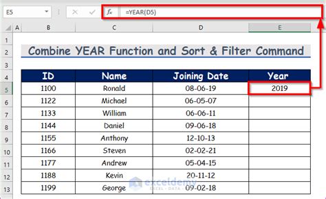 how to sort dates in excel by year 4 methods exceldemy