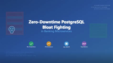 Zero Downtime Postgresql Bloat Fighting In Banking Microservices