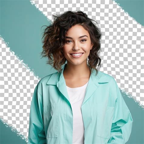 Уверенная в себе молодая взрослая женщина с волнистыми волосами из этнической группы