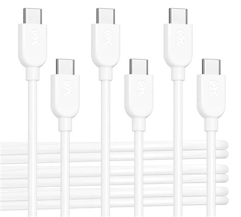 Cable Matters Pack Soft USB C To USB C Cable With W Charging M Short USBC Cable USB C