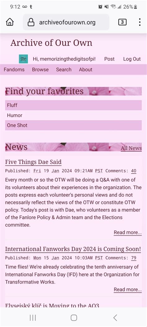 Site Skins Ao3commentoftheday On Tumblr