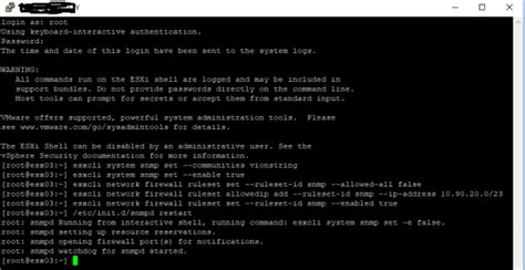 ESXi 6 5 SNMP Configuration VIONBLOG