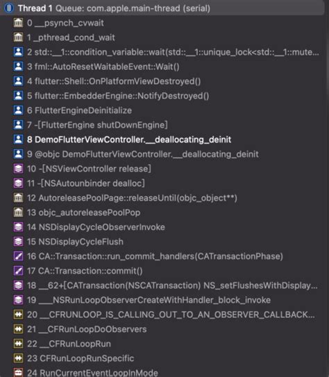 Macos Flutterengine Shutdownengine Method Cause Deadlock · Issue