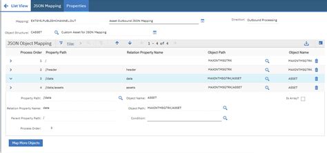 Maximo Works Maximo Json Mapping