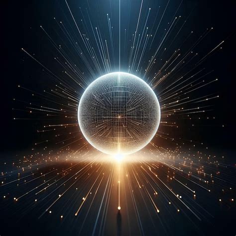Quantum Sphere 9 Premium Ai Generated Image