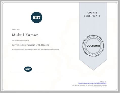 Mukul Kumar On Linkedin Learning Coursera Nodejs Backenddevelopers