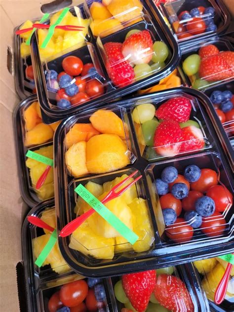 12월 1일 오늘의 과일 군산과일 배달하는과일 과일도시락 컵과일 착즙쥬스 네이버 블로그