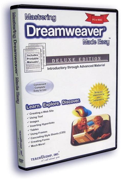 Mastering Dreamweaver Made Easy Training Tutorial V 8 Mx 2004 How To Use Adobe