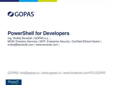 ppt powershell for developers powerpoint presentation free download id 1631210