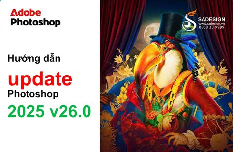 hướng dẫn update phiên bản photoshop 2025 v26 0 mới nhất