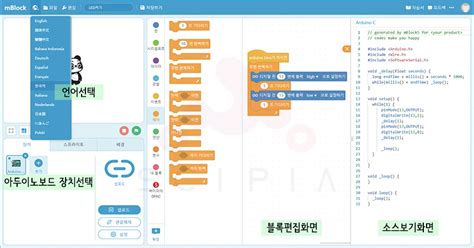 아두이노 블록코딩 2 블록코딩으로 아두이노보드 Led 켜기 싸이피아scipia