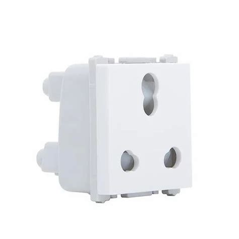 16 A Polycarbonate Wipro North West Three Pin Socket White At 1073 Piece In Kochi