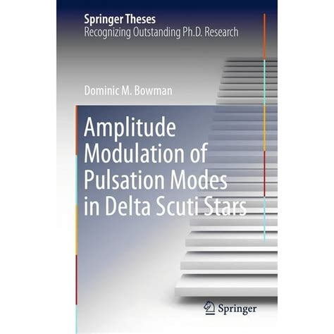 Springer Theses Amplitude Modulation Of Pulsation Modes In Delta Scuti Stars Hardcover