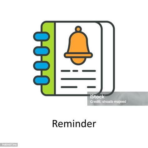 미리 알림 벡터 채우기 윤곽선 아이콘 간단한 스톡 일러스트 스톡 3차원 형태에 대한 스톡 벡터 아트 및 기타 이미지 3차원 형태 그래픽 사용자 인터페이스 뉴스레터