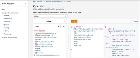 Access Data In Amazon Timestream With Aws Appsync Front End Web And Mobile