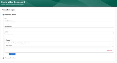 Kop Backstage Create A Namespace Rafay Product Documentation