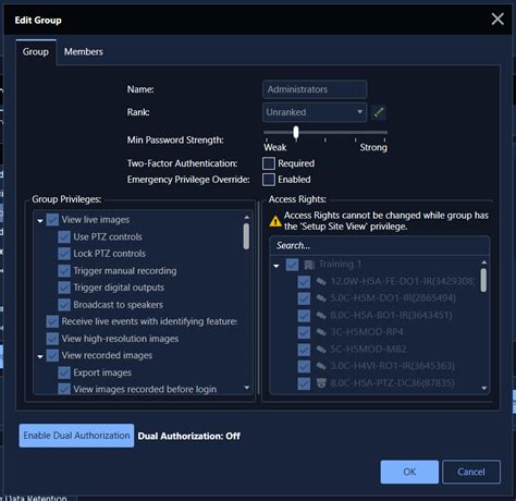 Acc Unable To Select Cameras On Group Edit