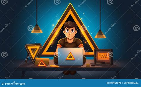 Generative Ai Tiny Male And Female Stock Illustration Illustration Of Ransomware Login