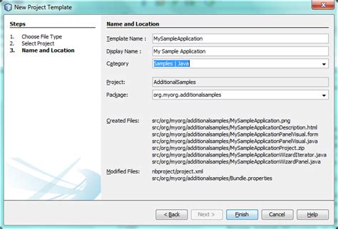 NetBeans Project Sample Module Tutorial