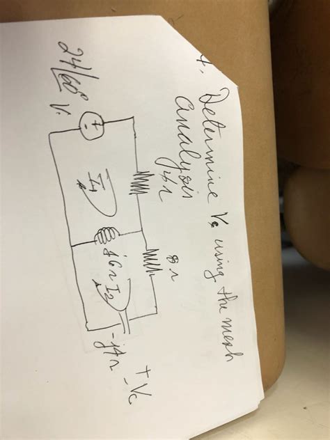 Solved Determine Vc Using The Mesh Analysis Chegg