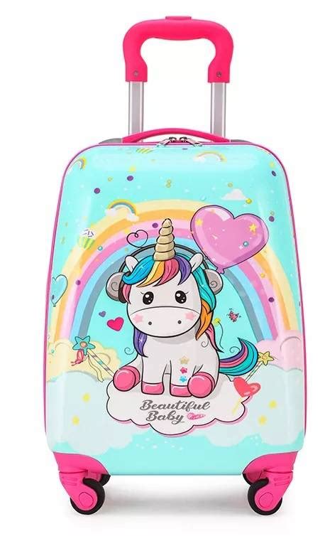 Детски куфар за пътуване с еднорог 32 л Delamart
