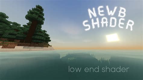 Minecraft PE NEWB SHADER Best LOW END MCPE Shader Pack YouTube