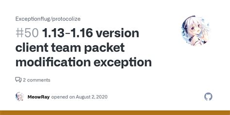 113 116 Version Client Team Packet Modification Exception · Issue 50 · Exceptionflug