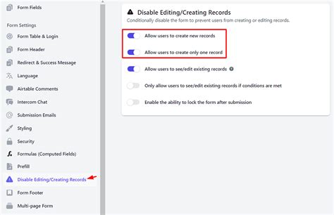 Form Restrict Users To Create 1 Record Only New Releases Miniextensions For Airtable