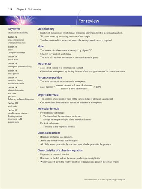 Chapter 3 Stoichiometry Question Pdf Stoichiometry Mole Unit