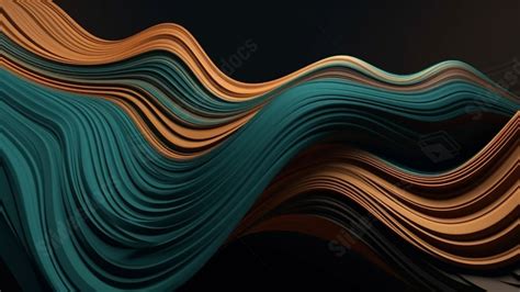 Three Dimensional Twisted Geometric Pattern Powerpoint Background For Free Download Slidesdocs