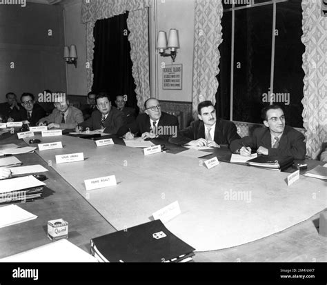 French Foundry Productivity Meeting Photographs Of Marshall Plan Programs Exhibits And