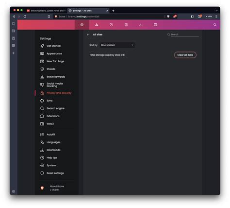 Add Ability To View And Manage Individual Cookies Stored Per Website In Bravesettings · Issue