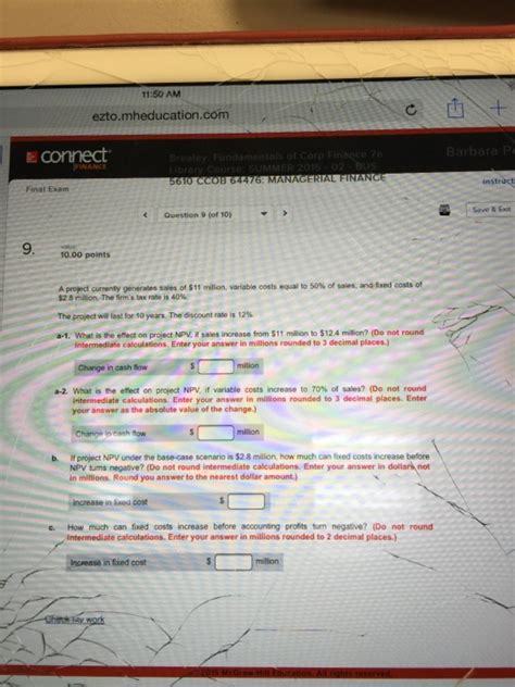 Question 9 Chegg Com