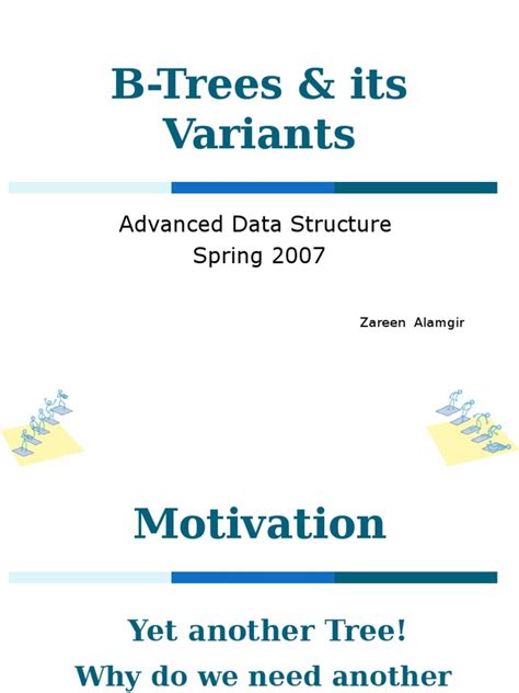 B Trees And Its Variants Pdf Data Management Algorithms And Data Structures