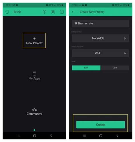 Iot Ir Thermometer Using Mlx90614 And Esp8266 On Blynk