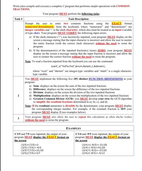 Solved Write Also Compile And Execute A Complete Program