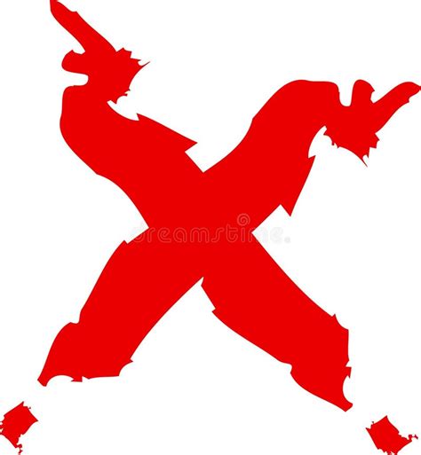 Red Cross Sign Icon Wrong Mark Icon Red Cross X Symbol Stock