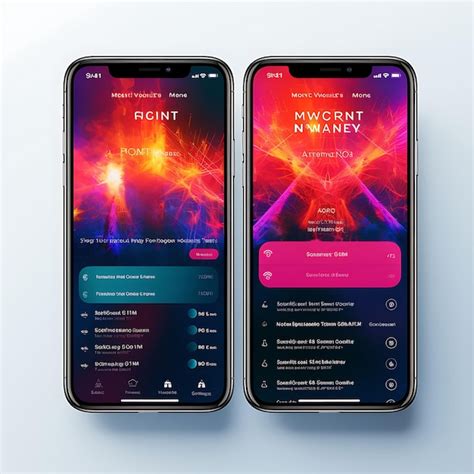 Premium Ai Image Mobile App Design Of Event Ticketing Concert Ticket App Design Dynamic Theme