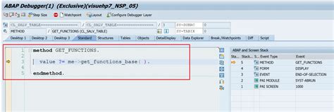 Exploring Abap Debugger 3 Abap Debugging Controls Discovering Abap