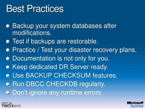 Ppt Disaster Recovery In Sql Server Powerpoint Presentation Free Download Id