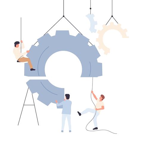 Premium Vector Project Development Team