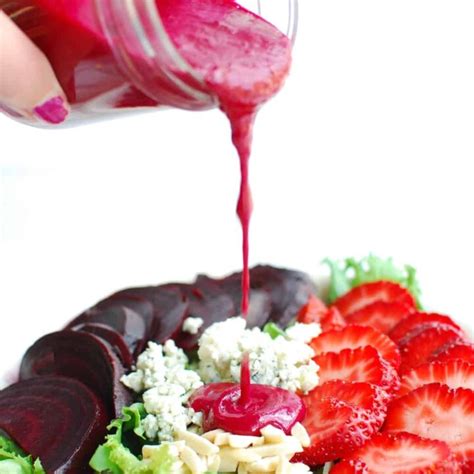 Homemade Beet Dressing Snacking In Sneakers