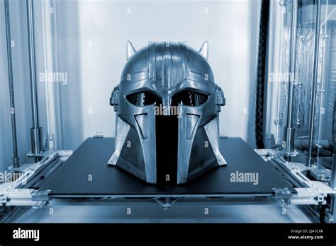 Object Printed On 3d Printer On Desktop Of 3d Printer Progressive Modern Additive Technology