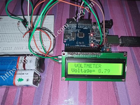 How To Make Digital Voltmeter With An Arduino And 16x2 Lcd