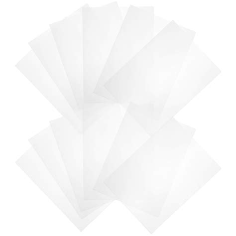 24 Pcs A4 Transparent Single File L Shaped Folder Packaged Folders Multi Function Holder Clear