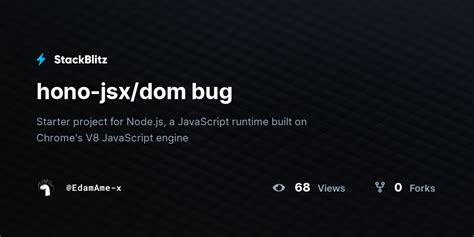 Hono Jsxdom Bug Stackblitz