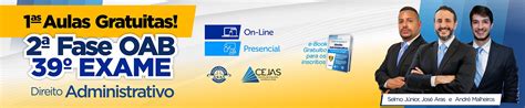Primeiras Aulas Gratuitas Oab 2ª Fase 39º Exame Direito